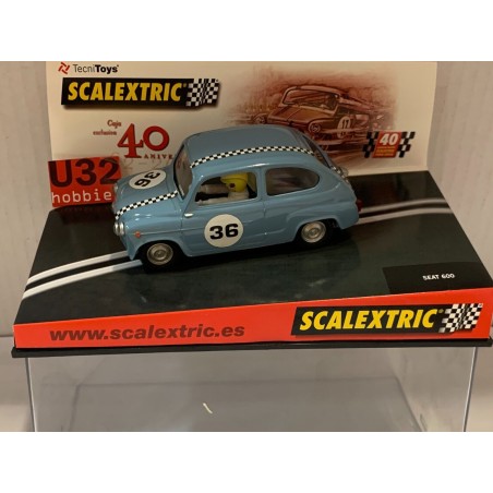 SLOT CAR SCX SCALEXTRIC SEAT 600 -36 AZUL (DEL PACK 40 ANIVERSARIO REF ...